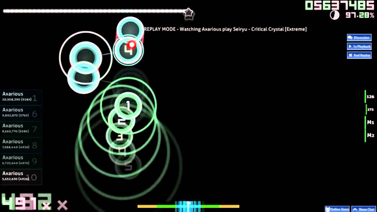 [osu!] Seiryu - Critical Crystal [Extreme] S (Axarious) - YouTube