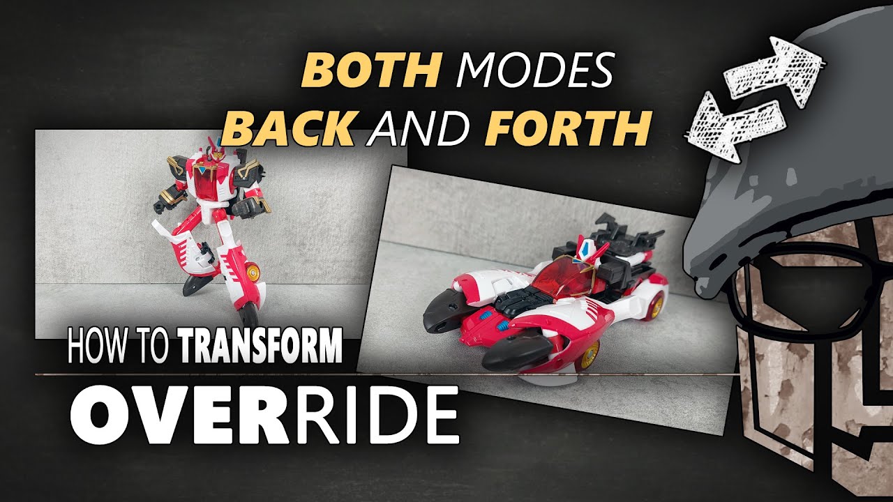 Transformers Velocitron Override Transformation (Hasbro Voyager Class ...