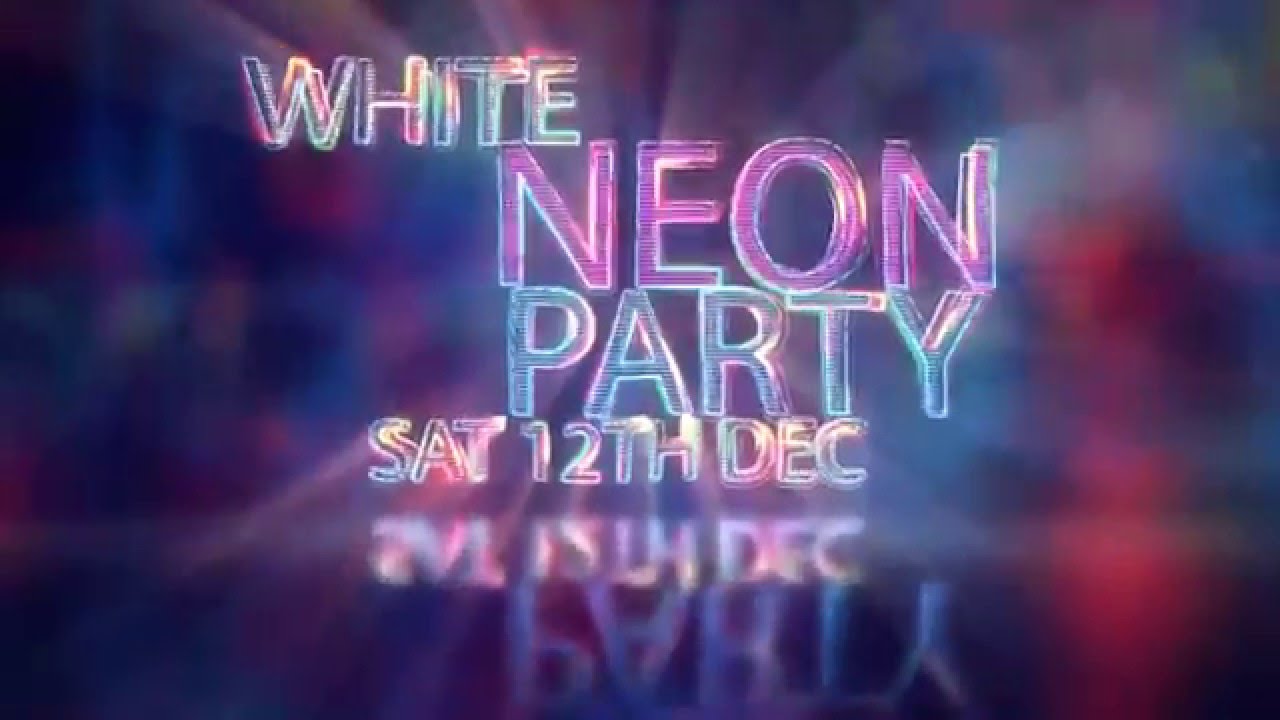 White neon Party Dec 12th 2015 - YouTube