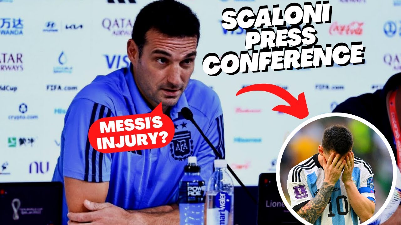 Scaloni's Press Conference before Argentina vs Mexico - YouTube