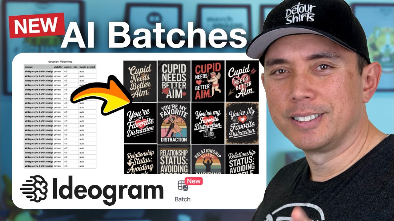 New AI Batch Generation with Ideogram. Create Lots of AI Art At Once. - YouTube