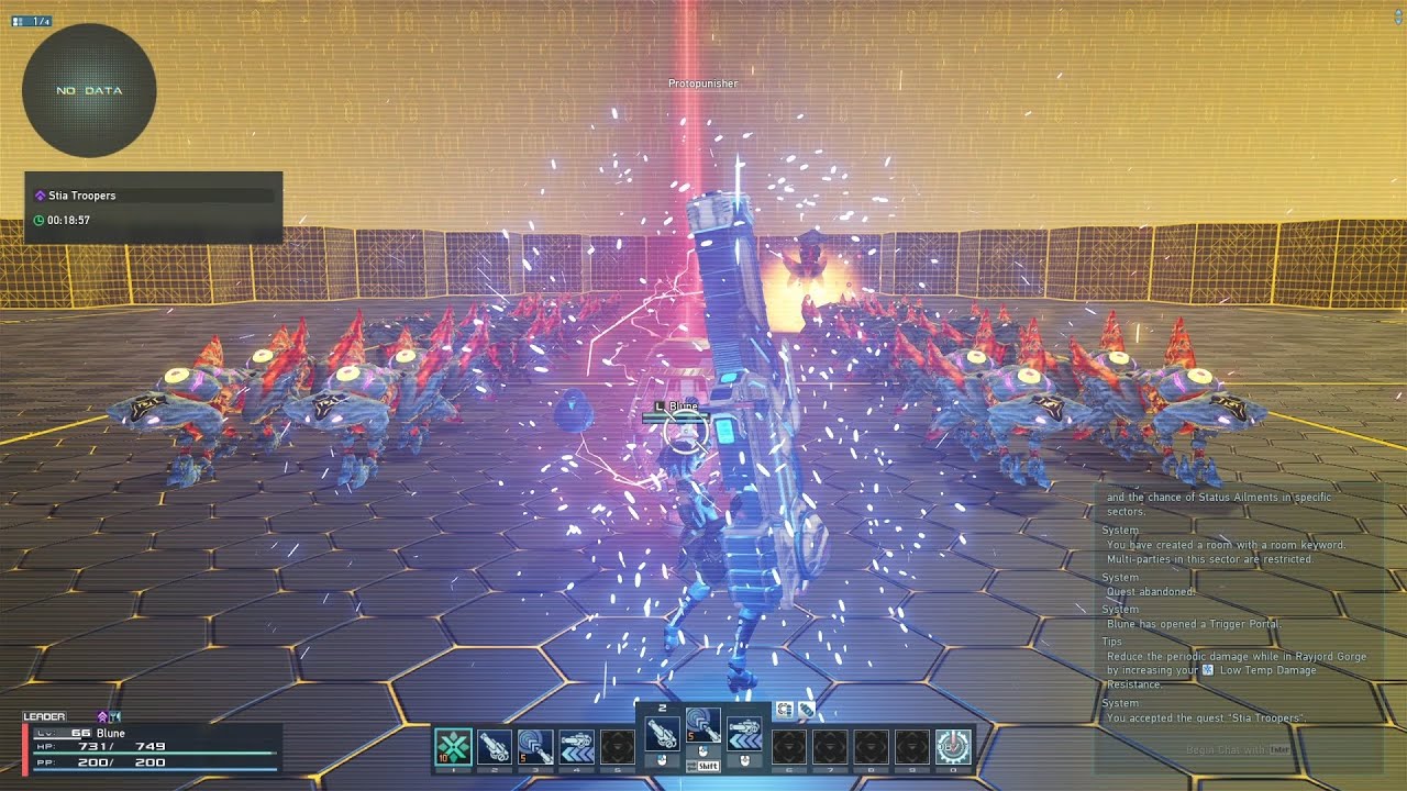 Phantasy Star Online 2: New Genesis - Stia Troopers (Battledia Yellow ...