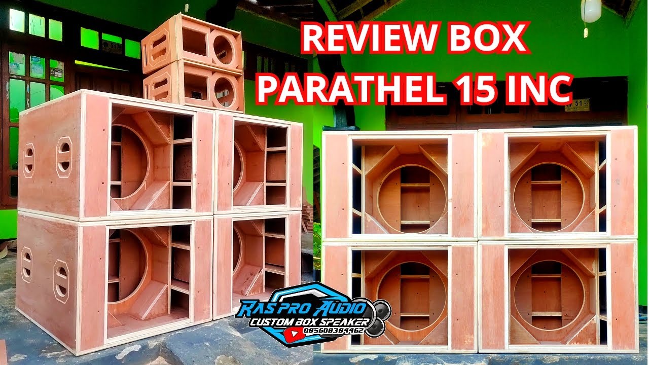 REVIEW BOX PARATHEL 15 INC CUSTOM,, BOX PARAFLEK 15 INC, MINIATUR SOUND ...