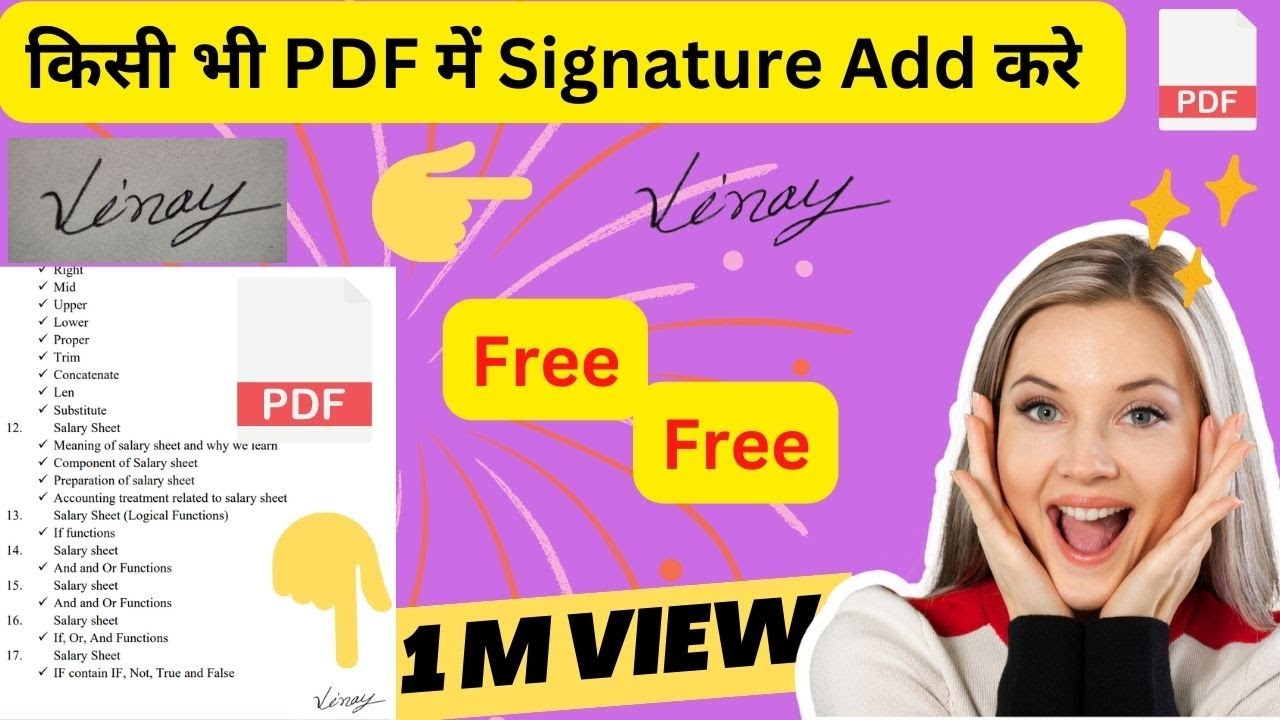 PDF Signature Kese Add Kare How To Add Signature And Stamp On Document Mobile Signature PDF Signature Kese Add Kare How To Add Signature And Stamp On Document Mobile Signature