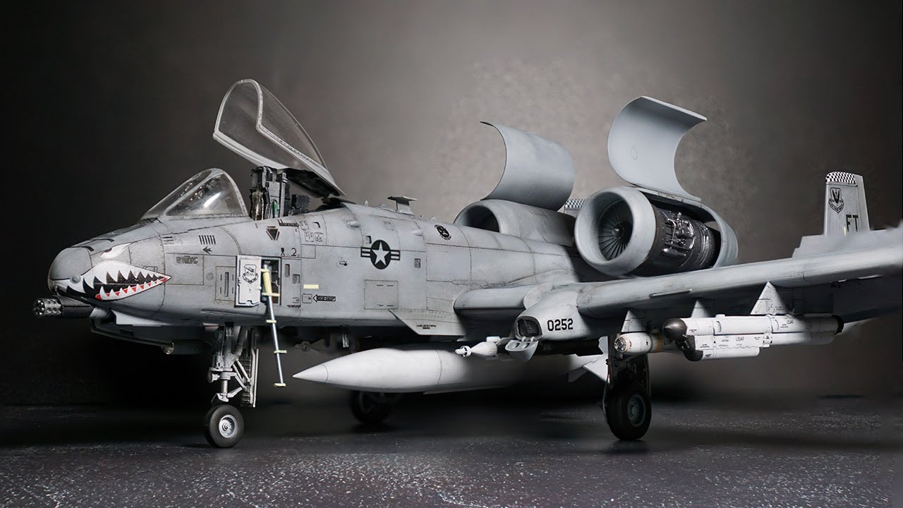 ACADEMY 1/48 A-10C SCALEMODEL FULLBUILD/#12348/아카데미 1/48 스케일 A-10C 썬더볼트 ...