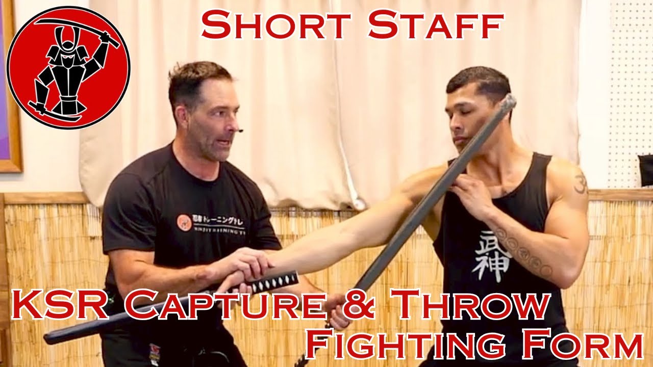 Short Staff Capture and Throw Fighting Form, Yuki Chigai, KSR - YouTube