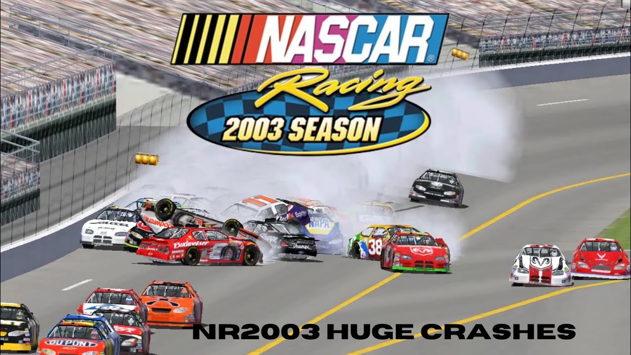 NR2003 Huge Crashes #1 - YouTube