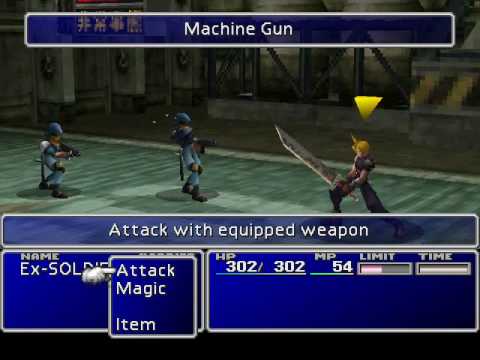 Cloud with Masamune Blade in FF7 - YouTube