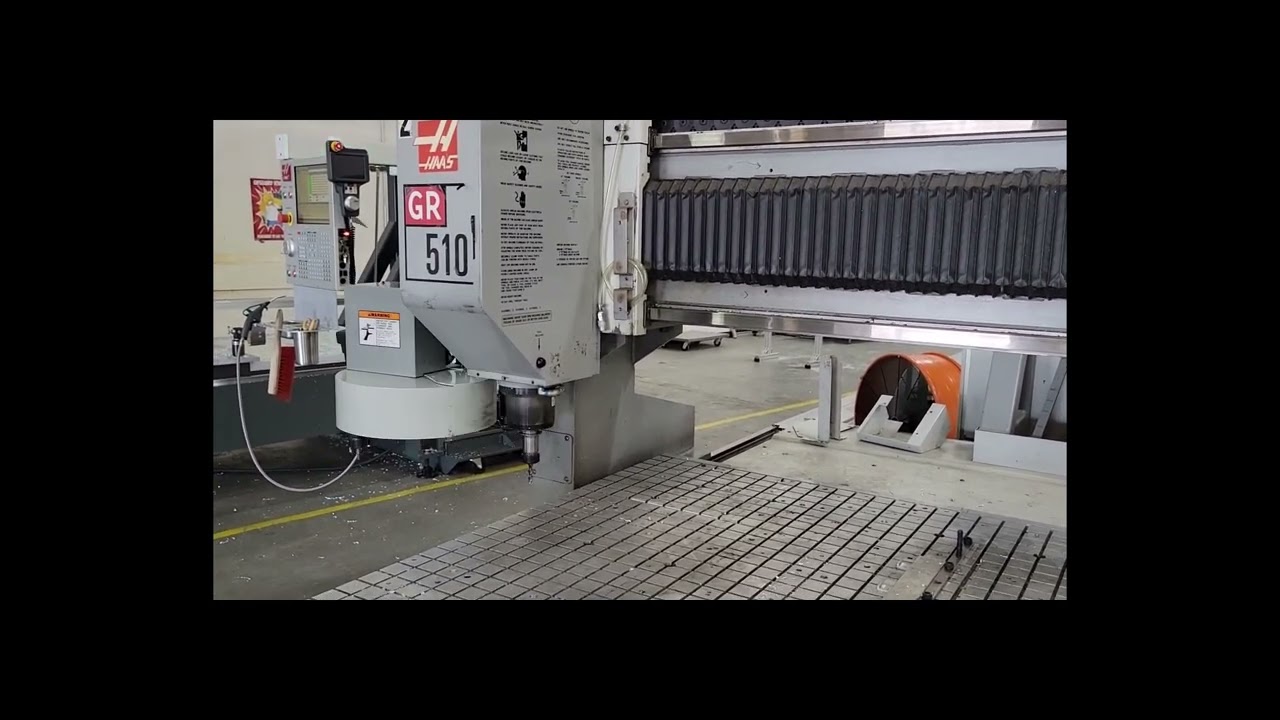 Used Haas GR-510 2003 CNC Router For Sale - YouTube