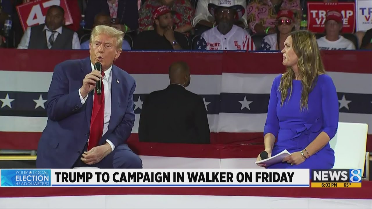 Trump to campaign in Walker on Friday - YouTube