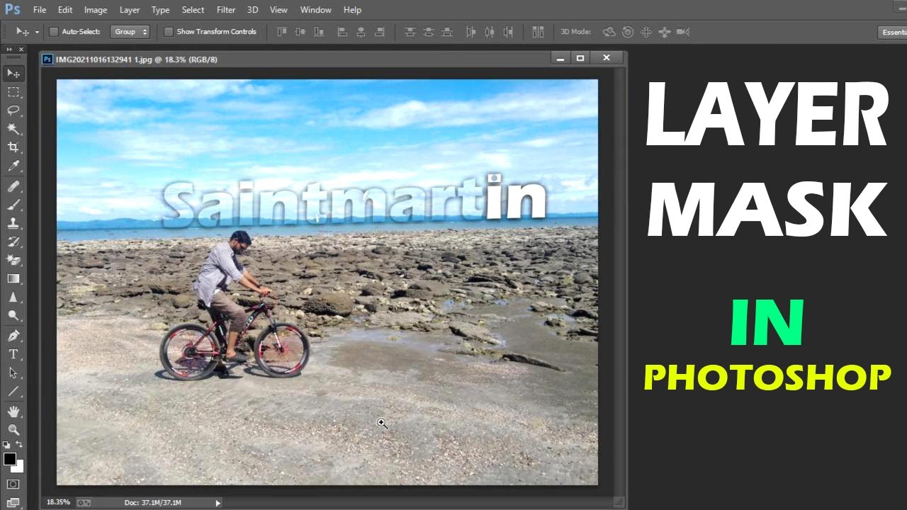 Layer Mask in Photoshop | Graphics - YouTube
