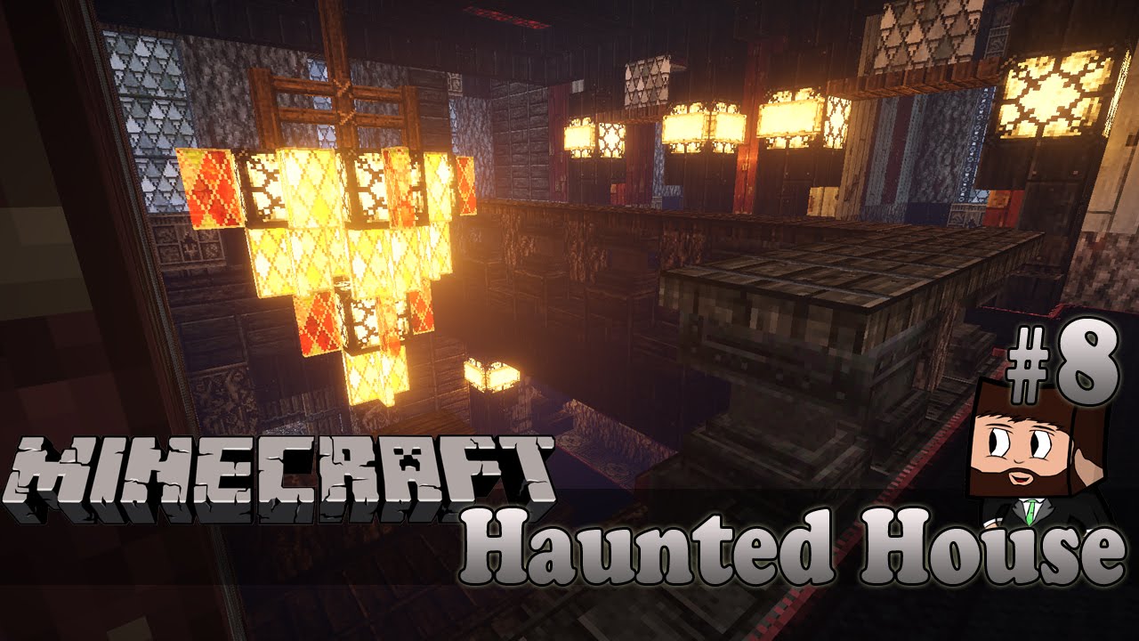 Minecraft: Lets Build: Haunted House Part 8 - YouTube