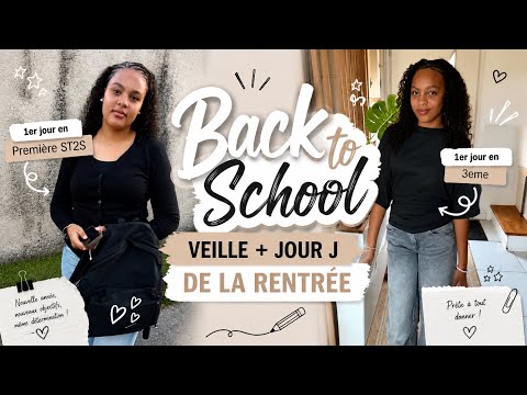 MES 2 ADOS REPRENNENT LE CHEMIN DE L’ÉCOLE 🥰| BACK TO SCHOOL🎒