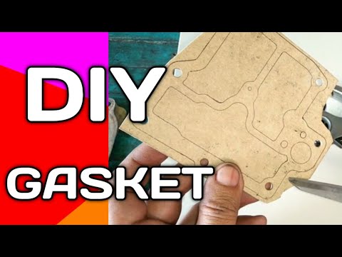 Carb restoration Tagalog part 4 PAANO GUMAWA NG GASKET NG AISAN CARBS ...