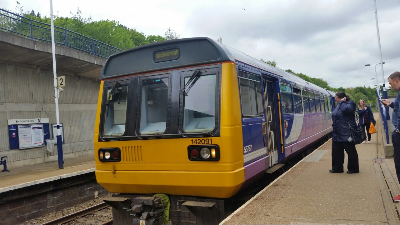 Arriva Northern Class 142091 Heworth To East Boldon - YouTube