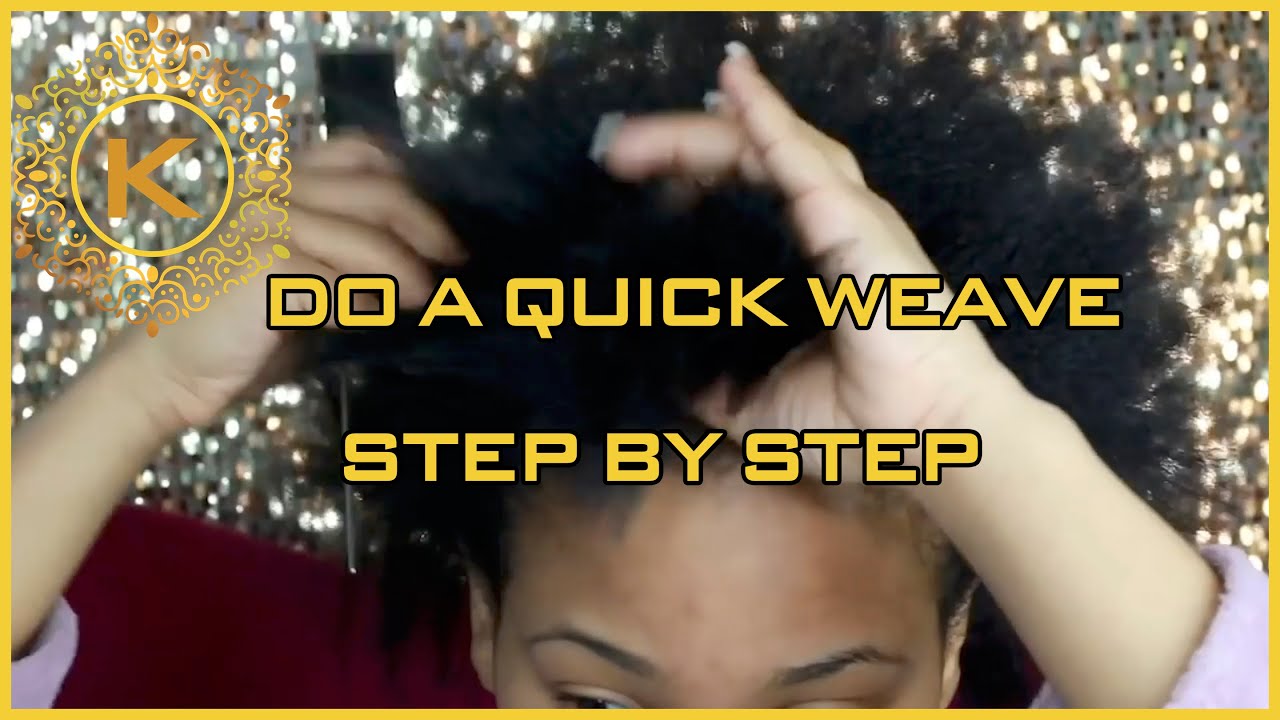 How To Do A Quick Weave Step By Step | K-HAIR FACTORY VIETNAM - YouTube