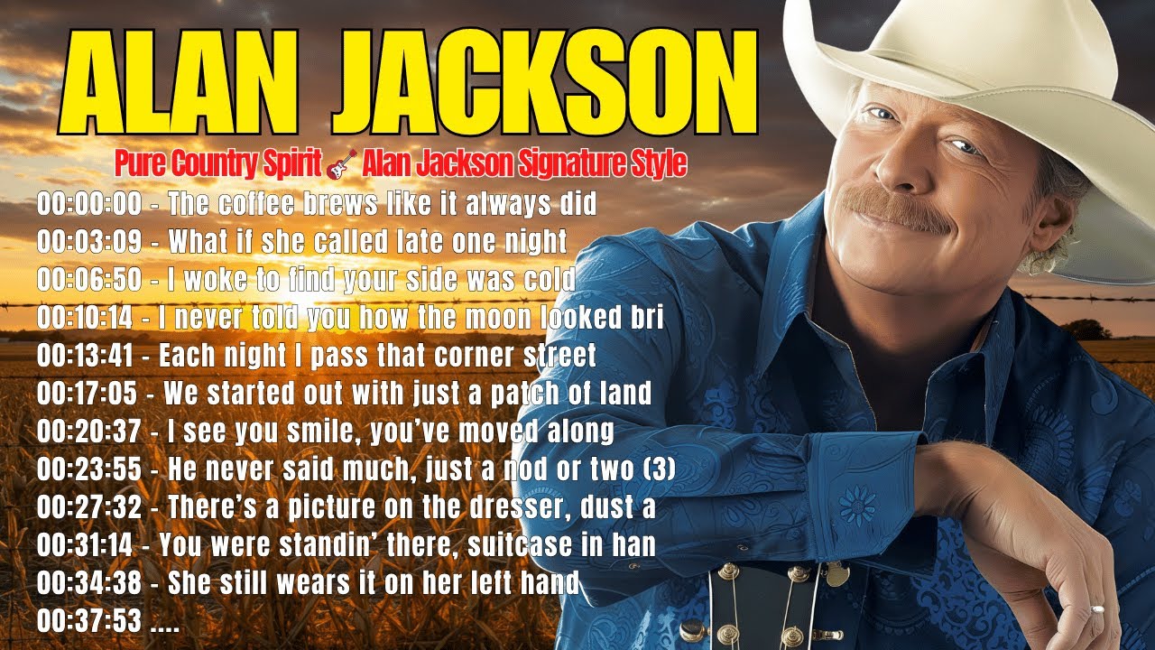 Pure Country Spirit 🎸 Alan Jackson Signature Style - YouTube