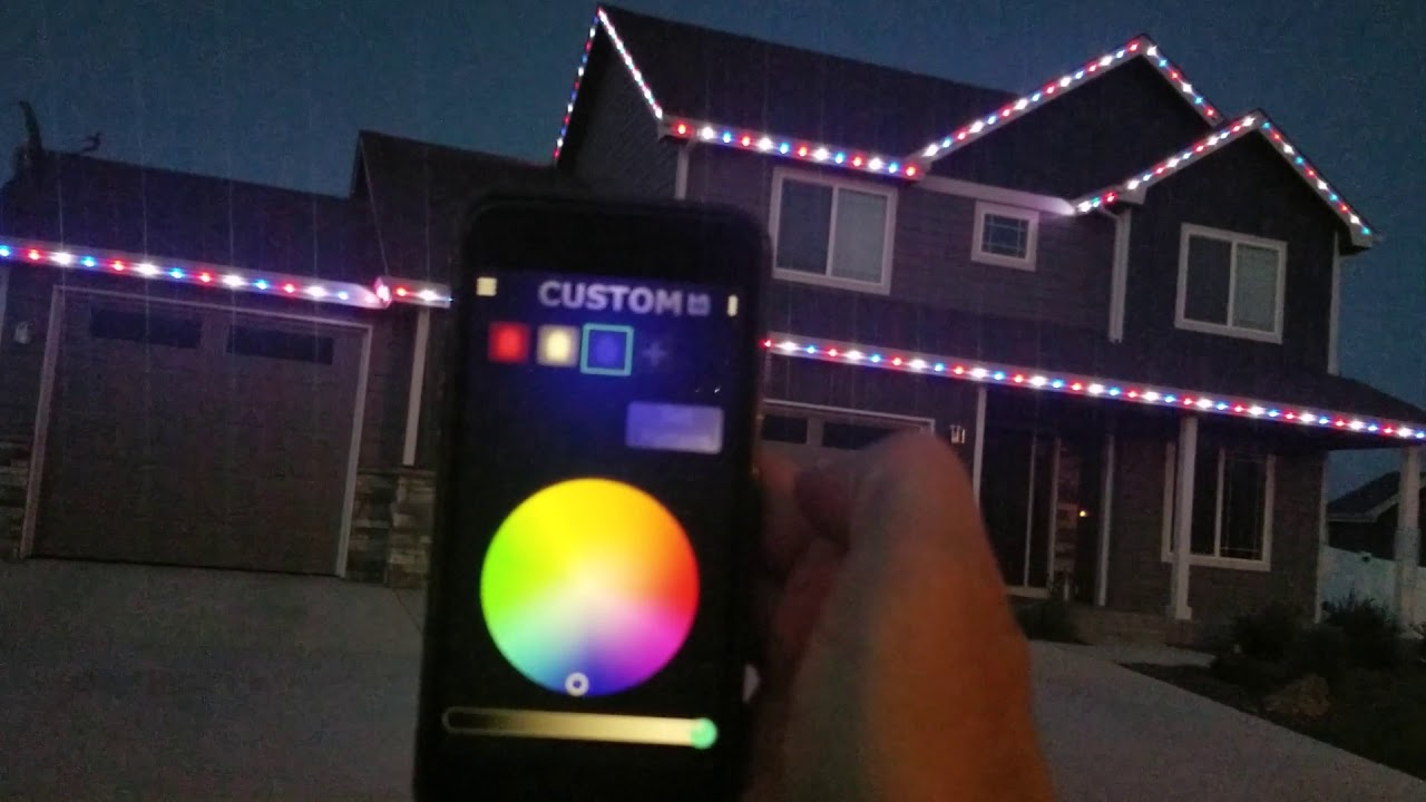 Oelo Lighting App for Permanent Holiday Lighting - YouTube
