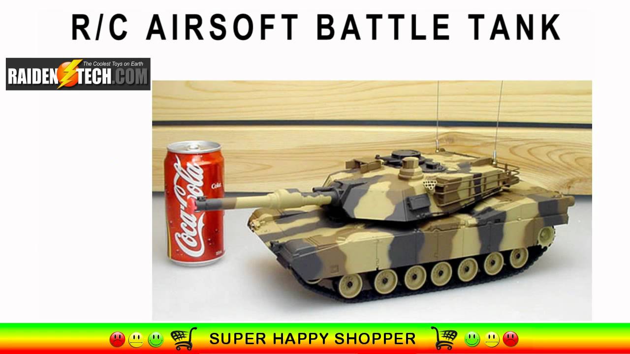 R/C Abrams Airsoft Battle Tank - Large Scale Bb Shooting Military ...