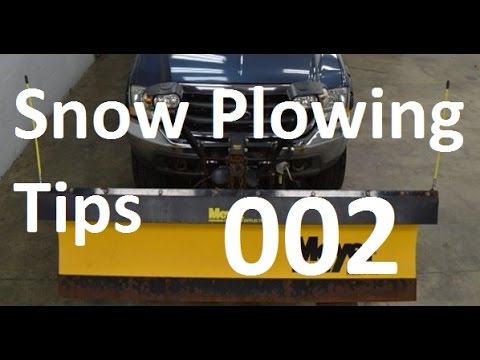 002 Snow Plowing Tips for Beginners - YouTube