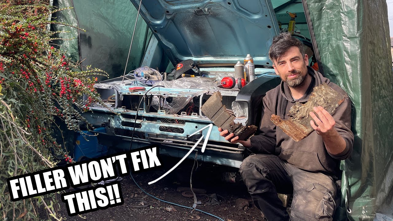 RUST repairs for ST170 Ford CAPRI - YouTube