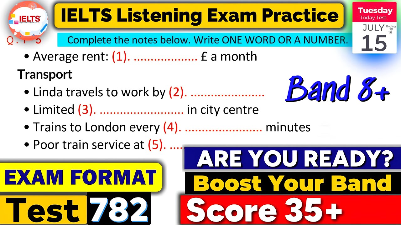 IELTS Listening Practice Test 2025 with Answers | Actual Exam - 782 ...