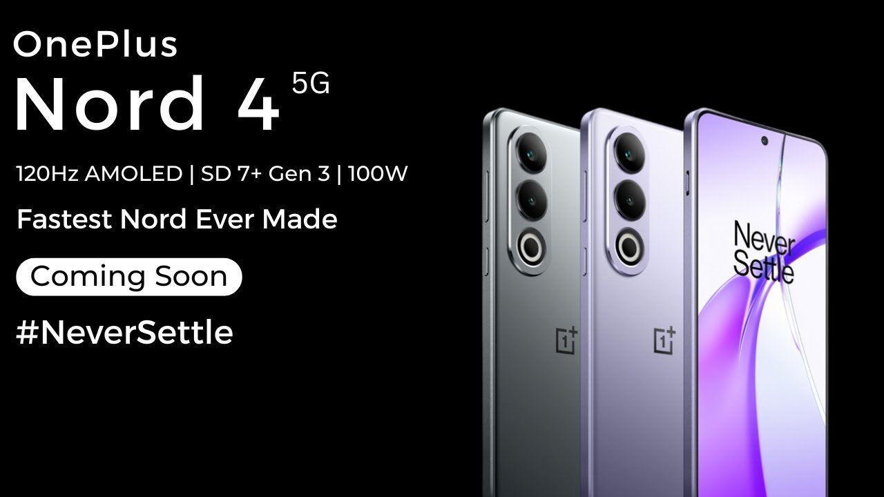 OnePlus Nord 4 Launch Date Confirmed in India 🔥 | Snapdragon 7+ Gen 3 ...