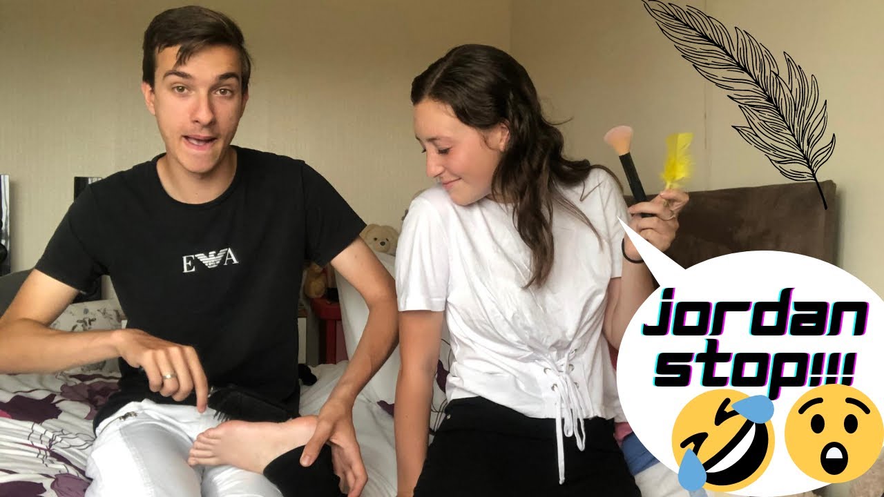 TICKLE CHALLENGE- part 2 (with objects) - YouTube