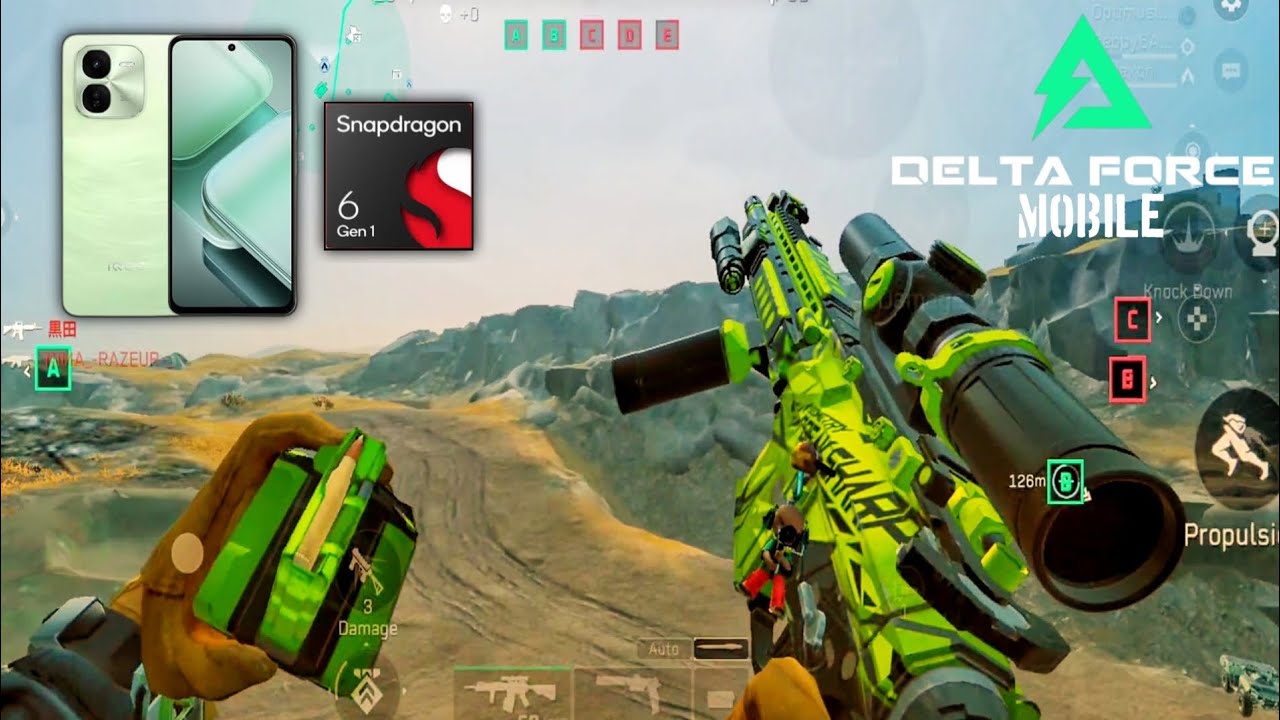 Delta Force Mobile Max Graphics 120hz Gameplay On Iqoo z9x | Smg ...