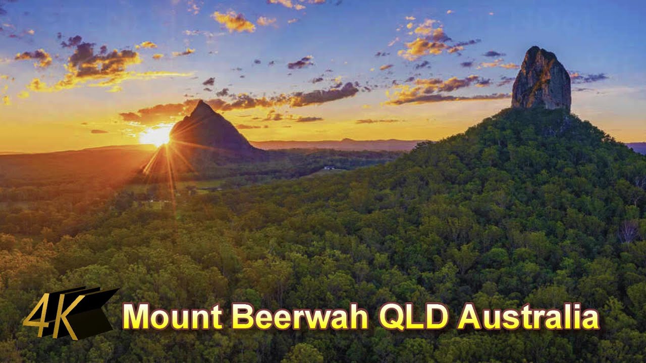 Glass House Mountains National Park Mount Beerwah QLD Australia - YouTube