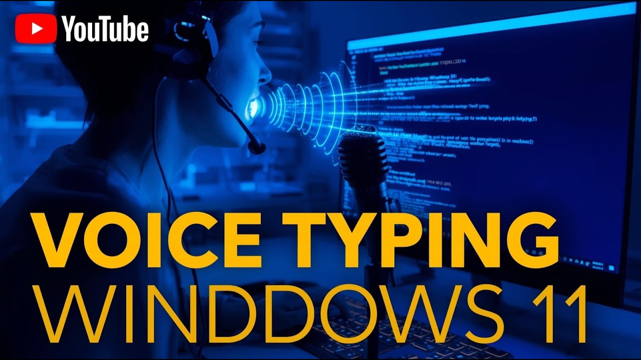 STOP TYPING FOREVER 🎤 - how to use voice typing in Windows 11 step by ...