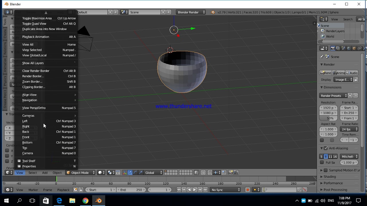 How to make an simple and easy cup in blender 2.79 - YouTube