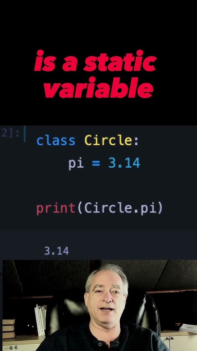 Add a STATIC variable to a Python class 🐍 #shorts - YouTube