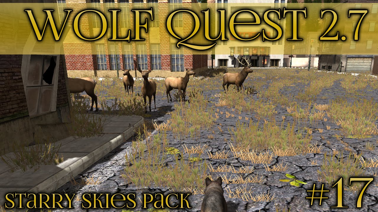 Searching for City Coyotes!! 🐺 Wolf Quest 2.7 - Starry Skies Pack 🐺 ...