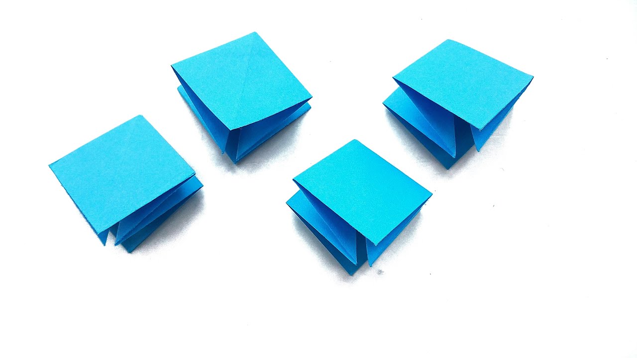 How to make Four(4) Preliminary/Square bases from One(1) square sheet ...