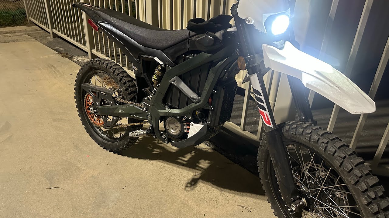 Surron ultra bee 🐝 night ride - YouTube