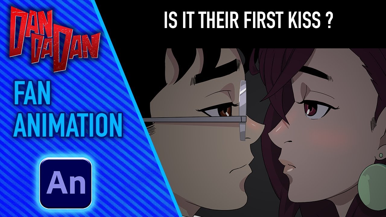 DAN DA DAN fan animation - IS IT THEIR FIRST(real) KISS? - Pierce The ...