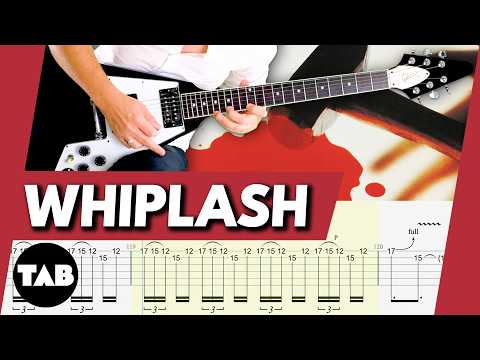 WHIPLASH Metallica Guitar TAB | Lesson | Tutorial | Cover