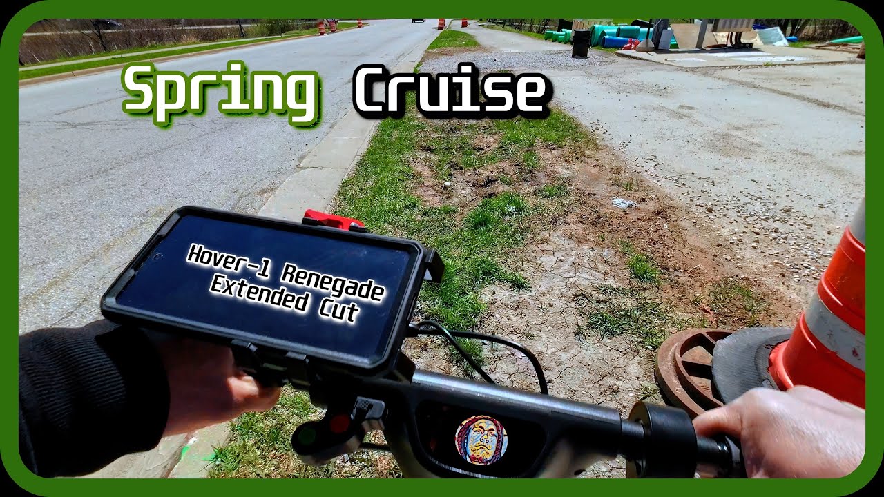 Riding Electric Scooter on Beautiful Spring Day - YouTube
