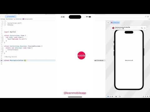 Learn swiftui animation #tamil | Ball move on the text | #swiftui #ios #swift #swiftuitutorial ...