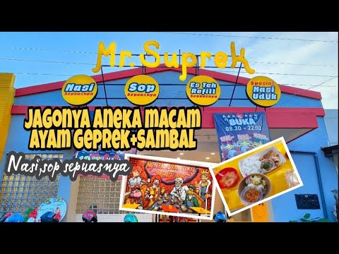 MR.SUPREK SIDOARJO||JAGONYA ANEKA MACAM AYAM GEPREK, BEBAS NAMBAH NASI ...