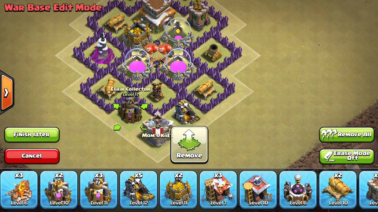 Clash Of Clans - ★ The Black Hole ★ Th5 Troll Base - YouTube