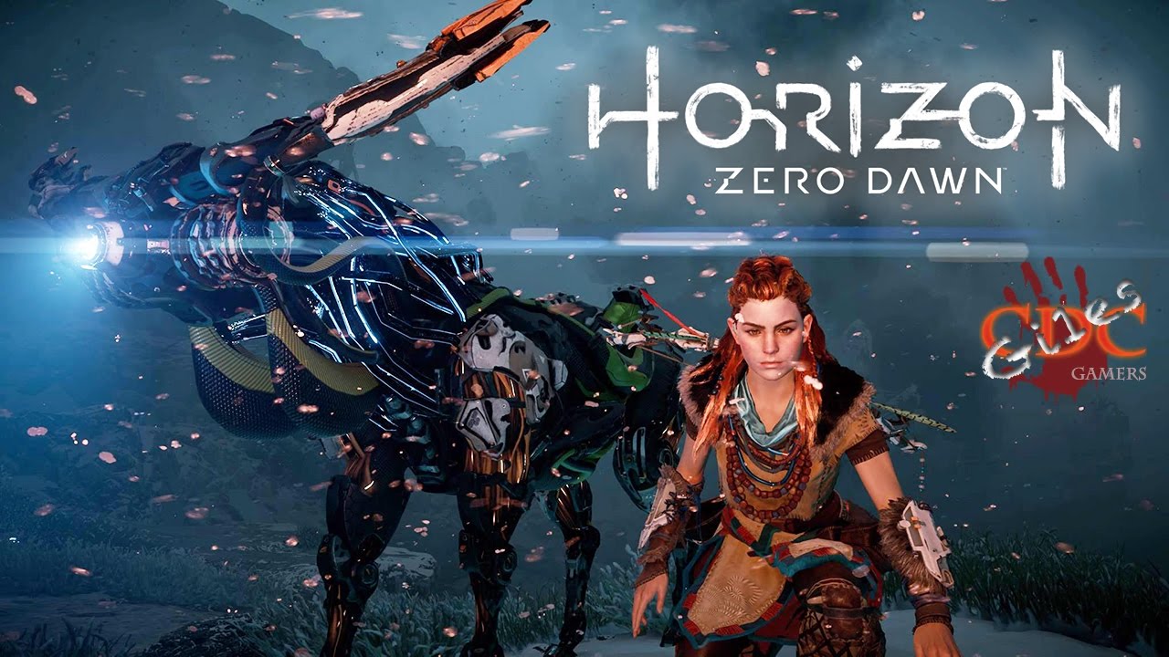 Horizon Zero Dawn - Fire Bellowback Fight - YouTube