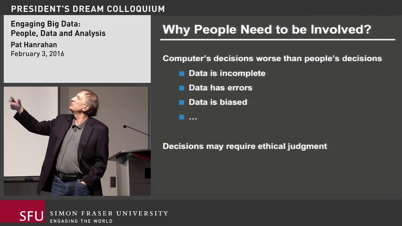 People, Data, and Analysis | Pat Hanrahan - YouTube