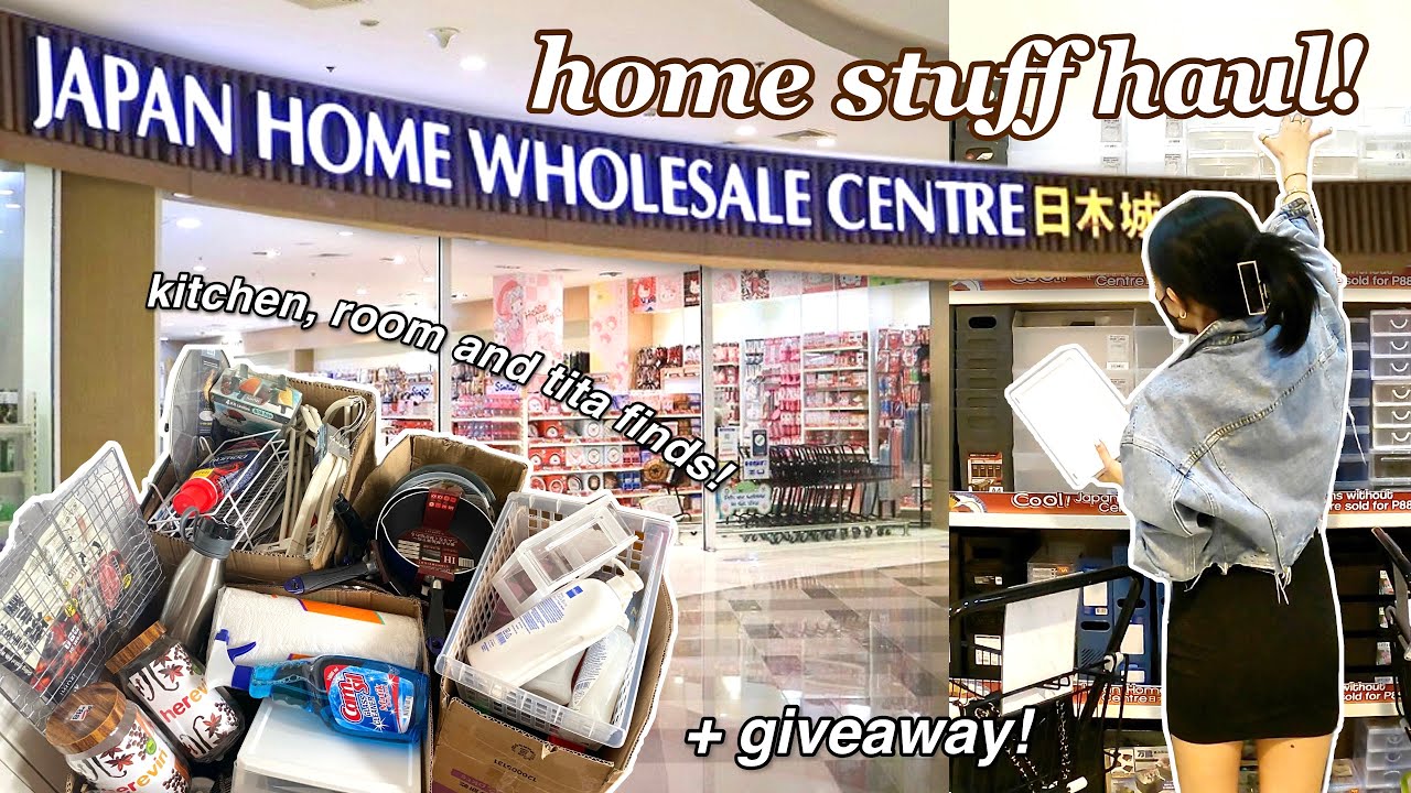 SHOPPING AT JAPAN HOMES CENTRE! 🛍 🛒 + haul and giveaways! - YouTube