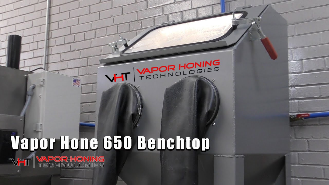 Vapor Hone 650 Benchtop - Vapor Honing Technologies - YouTube