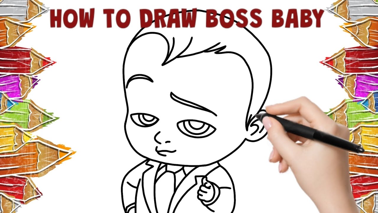 Learn How to Draw Boss Baby: Easy Step-by-Step Tutorial - YouTube