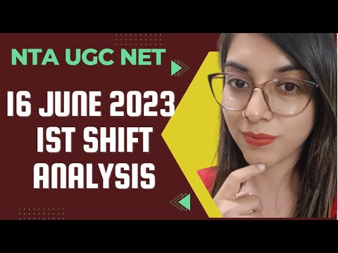 UGC NET 16 June 1st Shift | Exam Analysis | Paper 1 | Navdeep Kaur - YouTube