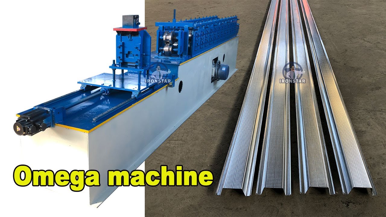 Omega profile roll forming machine | omega channel roll forming machine ...