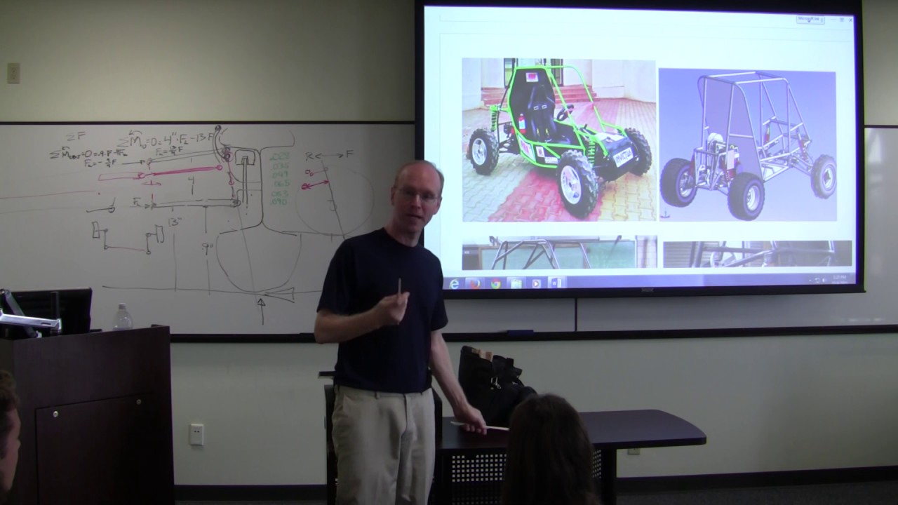 Vehicle Dynamics #3c: double A-arm design, packaging, bending, chassis ...